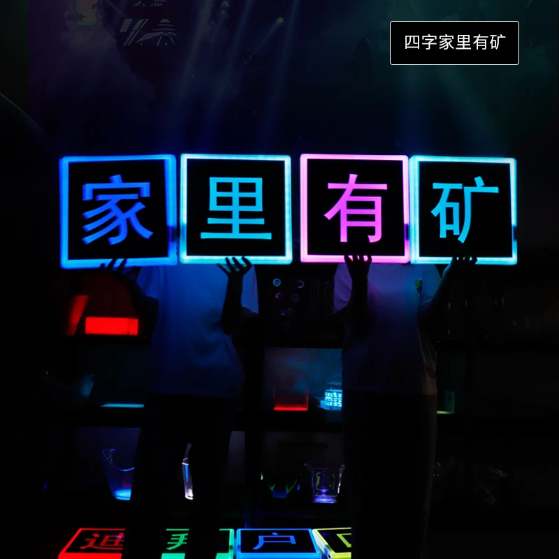 Night Club 3D Fan Hologram Projection LED Dollar Bill Messages Board ...