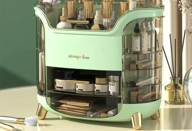 Mu New Cosmetics Storage Box Transparent Multi Grid Lipstick Storage ...