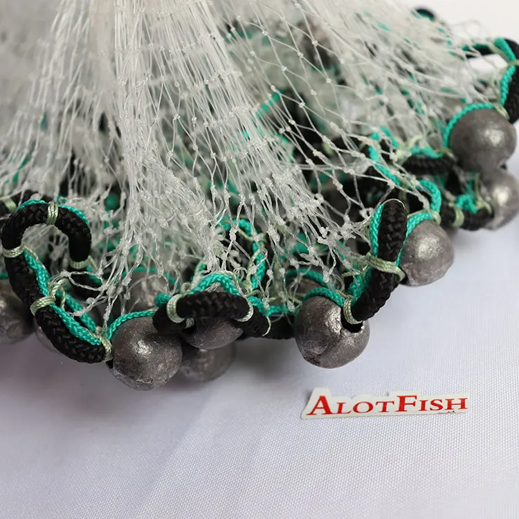Hot Sell American Style Nets Drawstring Cast Net Fishing Lead Sinker