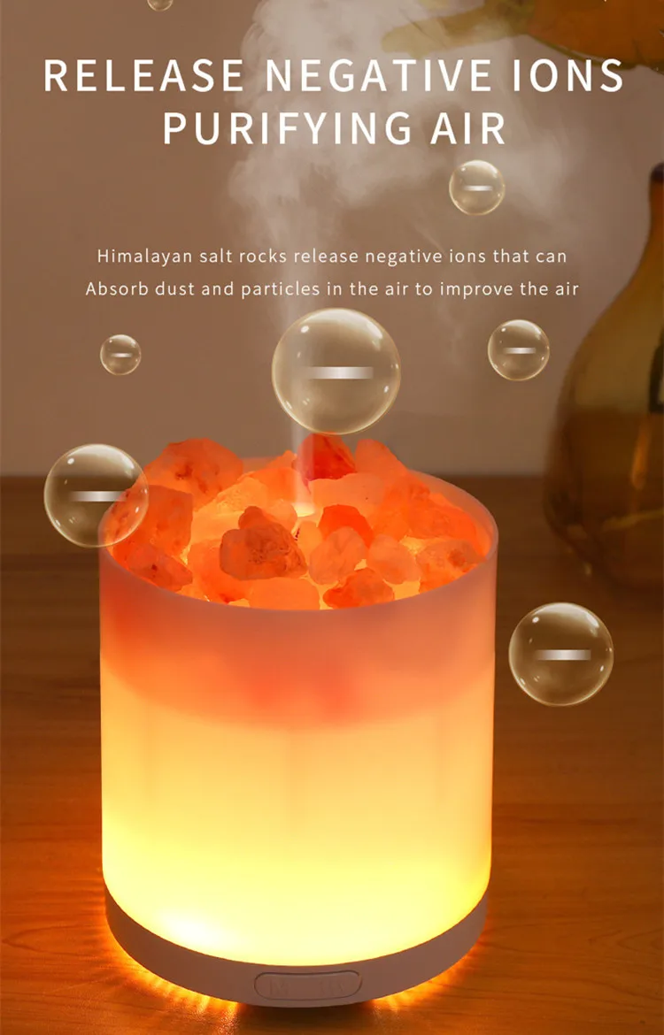 Himalayan Salt Lamp Diffusers Essential Oil Aromatherapy Mist ...