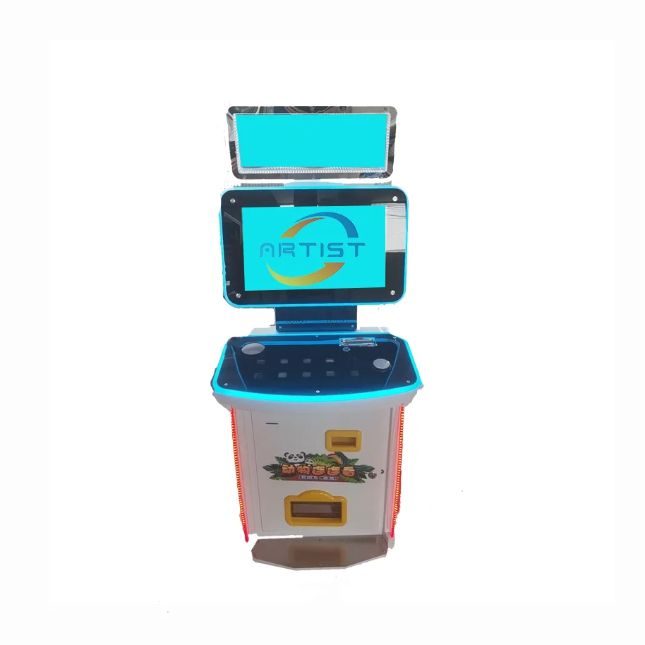 32" Hd Vertical Touch Monitor High Quality Steel Material Skill Game ...