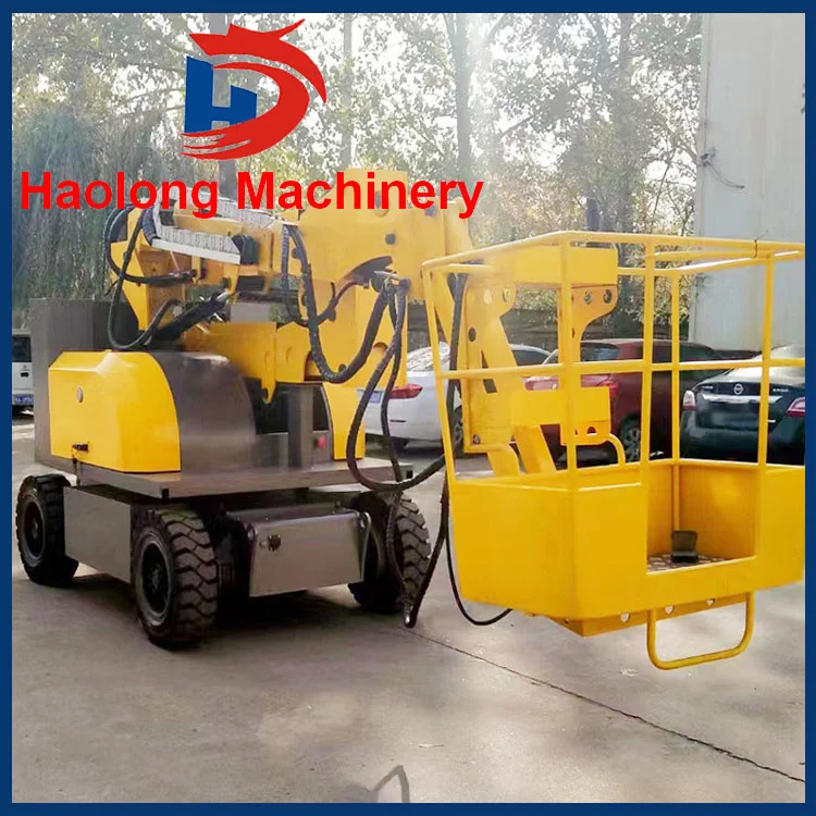 18m Mobile Folding Arm Curved Arm Lift Self Towing Articulated Arm Lift ...