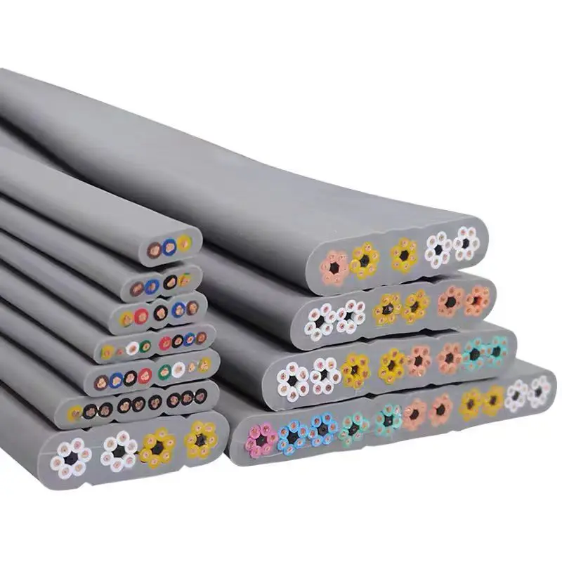 shielded flat elevator cable Hot Sale 4*CAT6 Elevator Lifts Parts Flat ...
