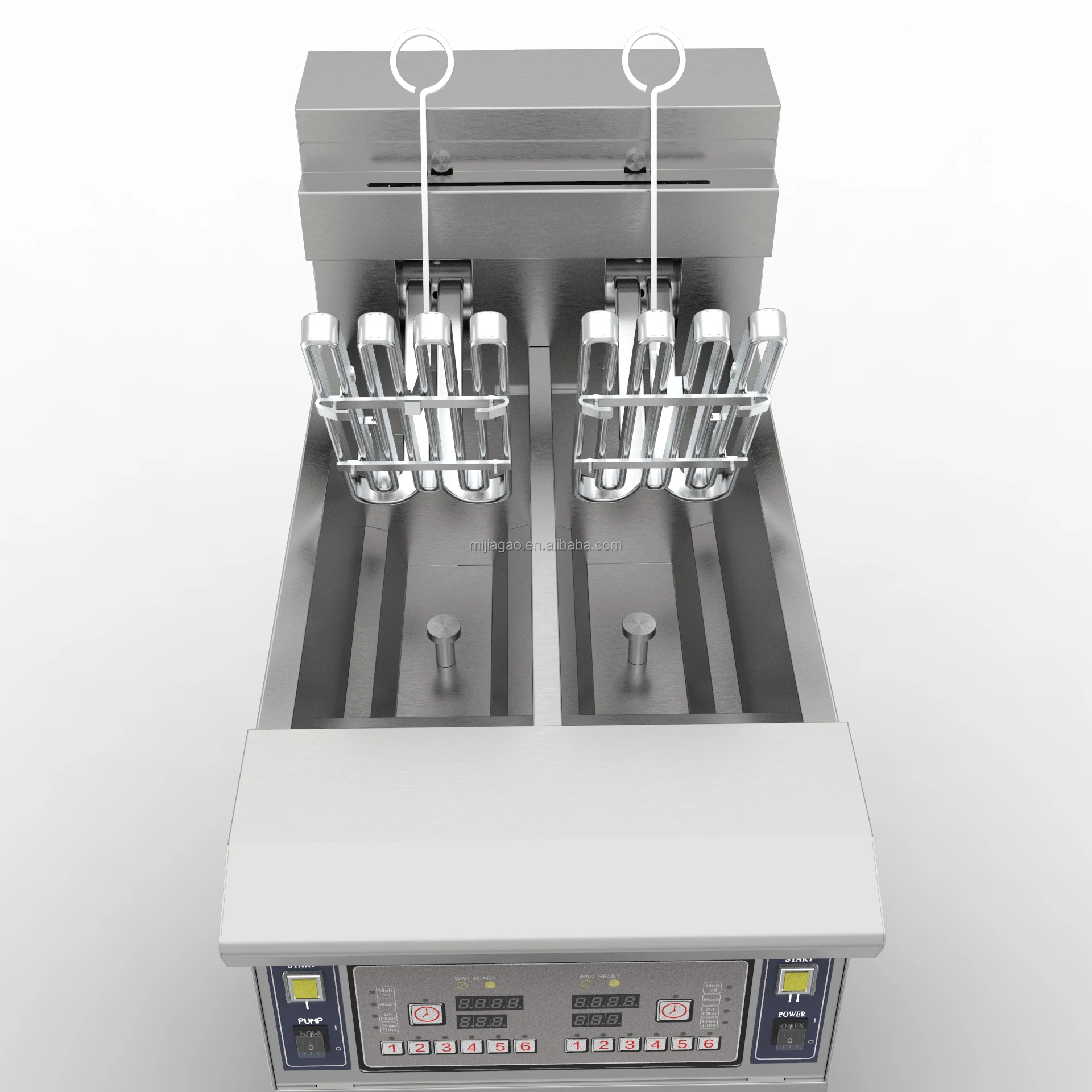 China Manufacturing Fast Food Restaurant High-performance Open Fryer ...