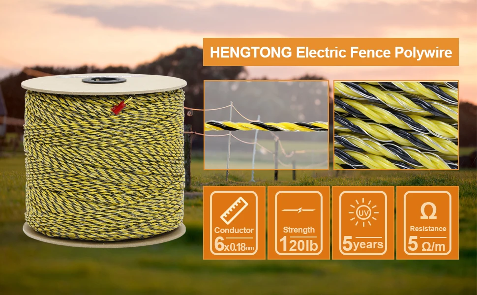 Electric Fence Polywire - the Clear Choice for Livestock Farmers ...