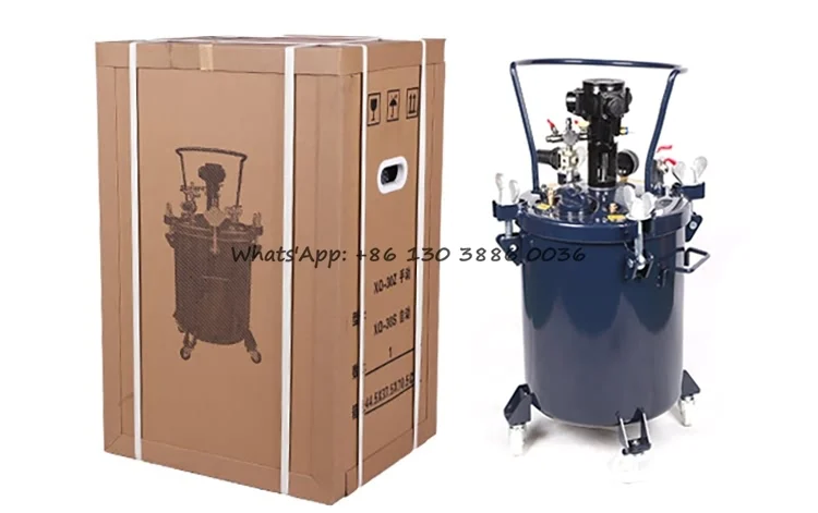 60l Portable Paint Spray System Containers Automatic Air Upper Lower ...