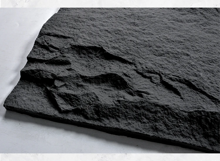 Fireproof A1 Faux Stone Wall Panel Siding for Hotel Lobby