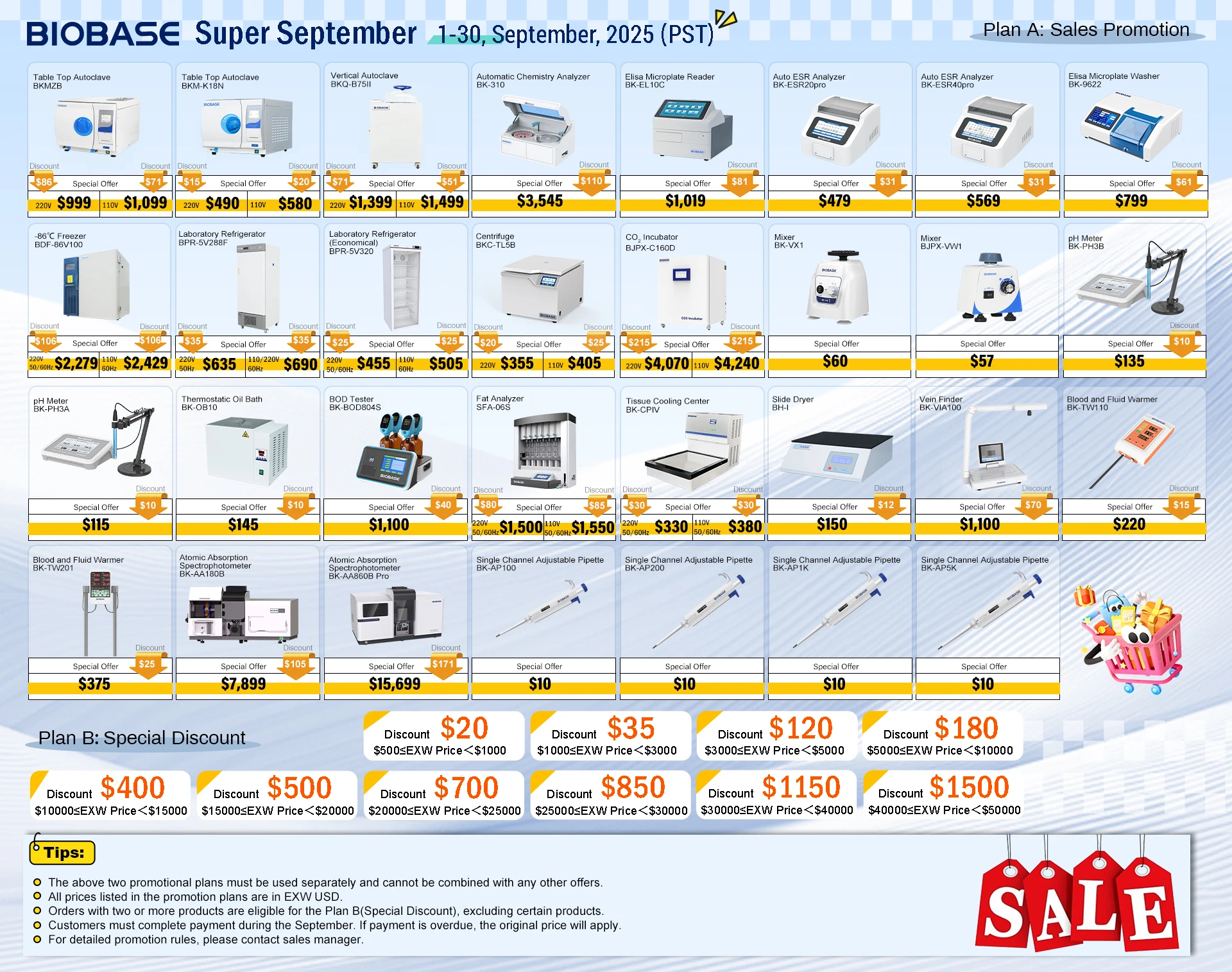 BIOBASE 250L 0-60℃ Constant Temperature and Humidity Incubator BJPX ...