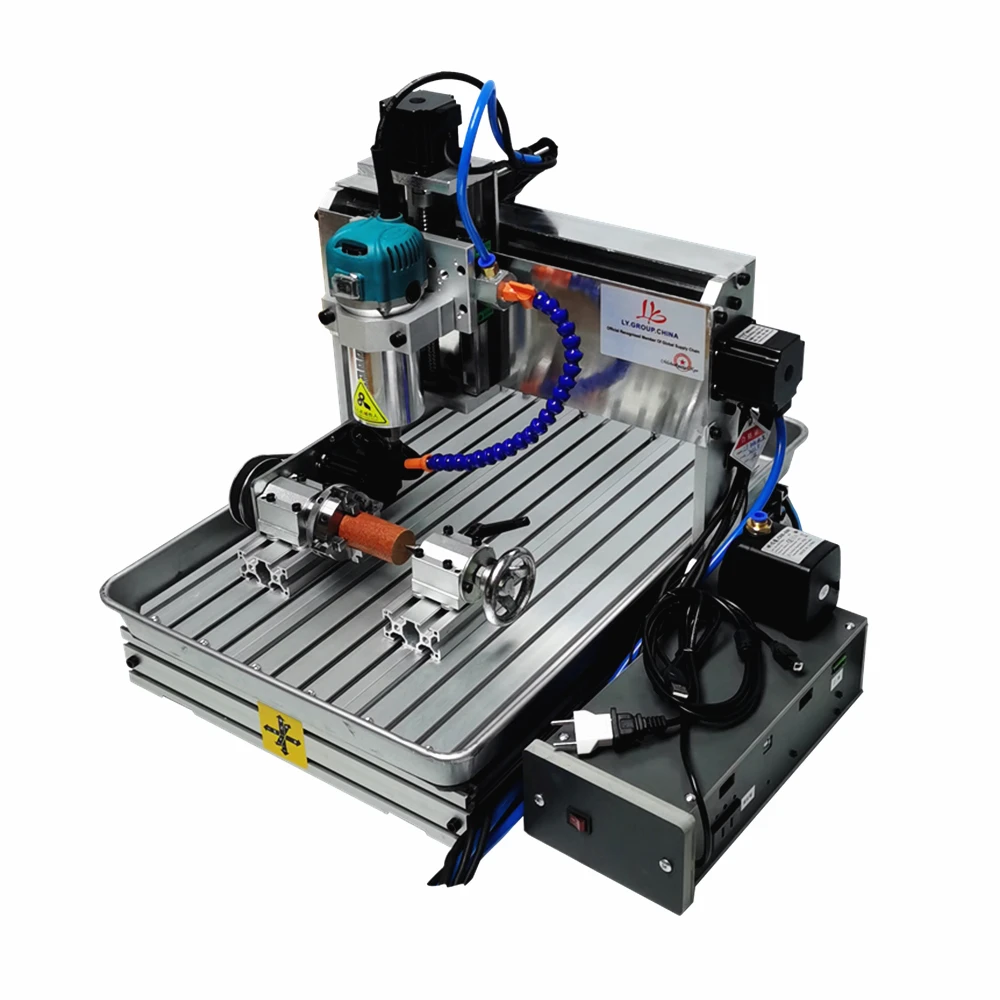 Ly Cnc 2030 3040 3060 4060 3/4/5axis 1500w Metal Nameplat Engraving ...