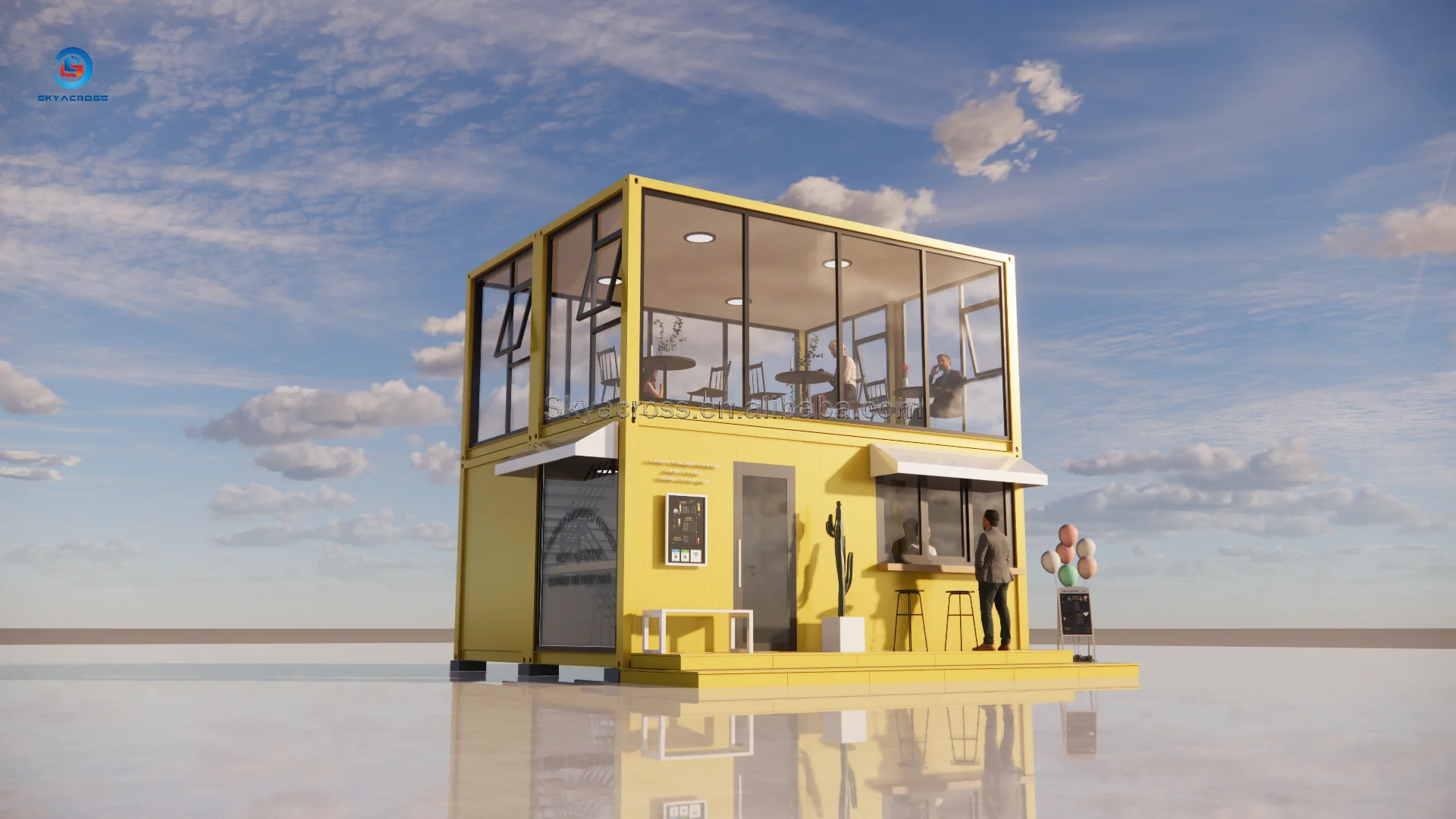 20FT Mini Pop-up Bar - Durable & Versatile Shipping Container