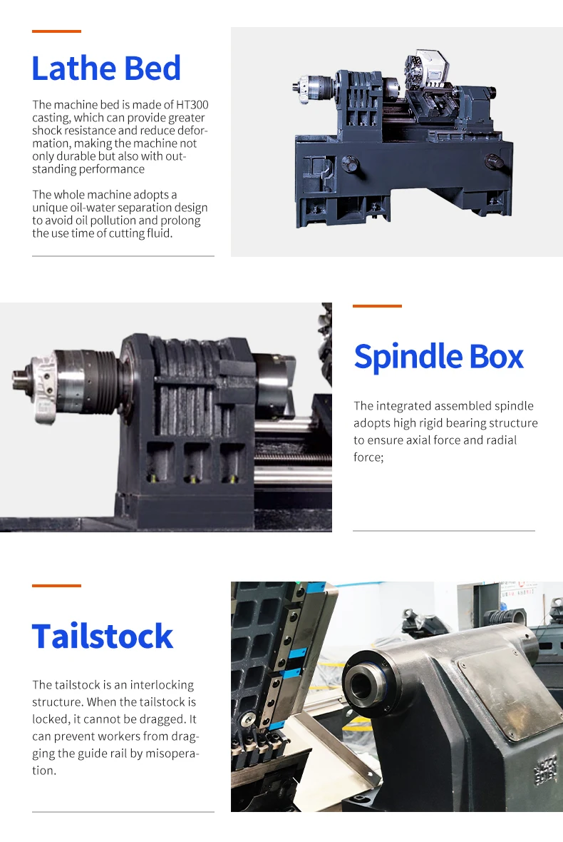 Mini Cnc Slant Bed Lathe Siemens Inclined Bed Cnc Lathe Slant Bed Metal