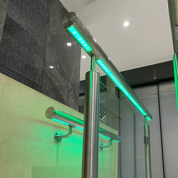 Stainless Steel Led Handrail Railing Design Balustrade Handrail ...