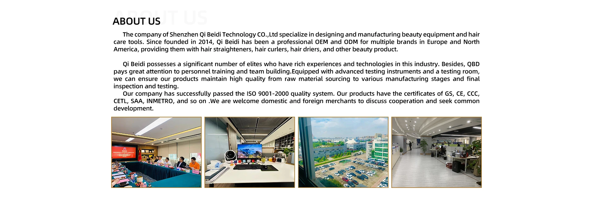 Shenzhen Qi Beidi Technology Co., Ltd. - Hair straightener, Hair curler