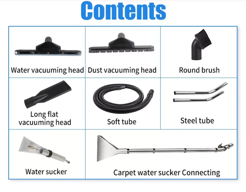 Professional 20L Portable Wet Dry Vacuum Carpet Extractor Cleaner for ...