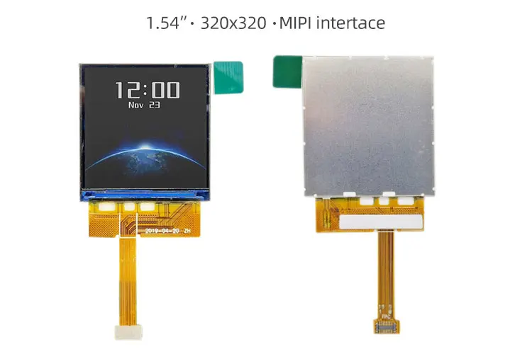 1.54 Inch Square Display IPS 320x320 ST7796 MIPI LCD Display| Alibaba.com