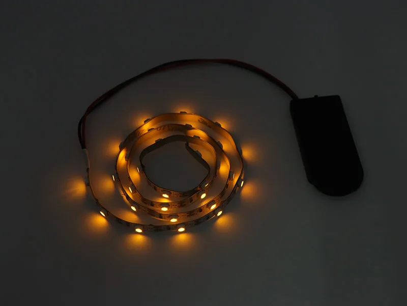 Battery Cell Powered LED Strip Lights - Flexible & Bright