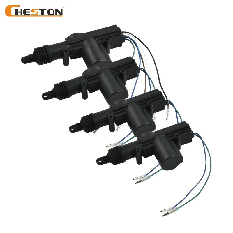 Vehicle Remote Central Locking Kit 1master 3 Slaves Optional Actuator ...