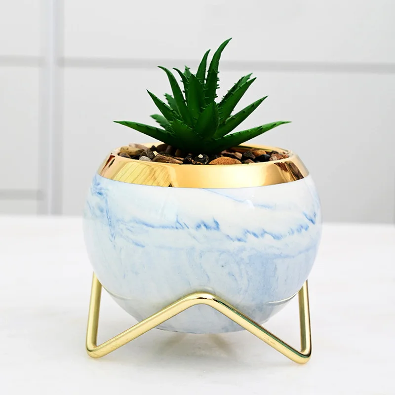 Nordic Small Flower Pot Ceramic Cactus And Succulent Planter Porcelain ...