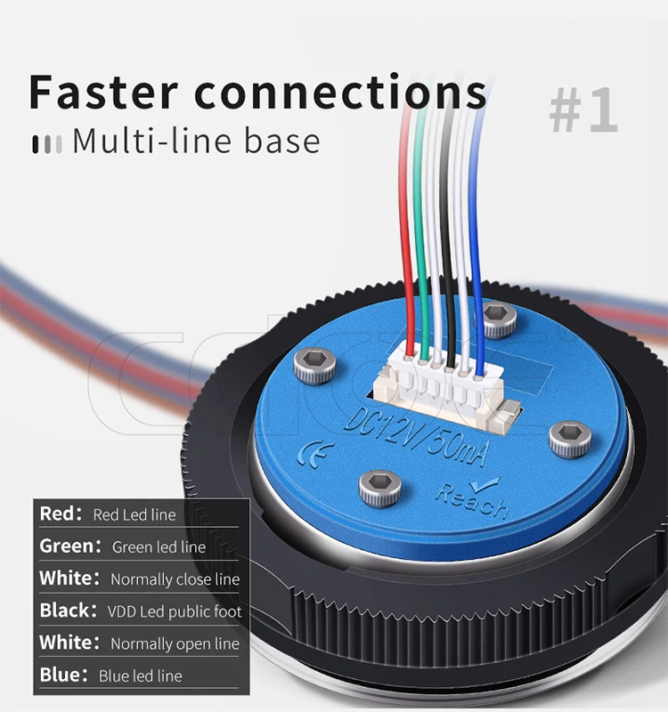 Ultra Thin Exit Sos 12v Led Touch Ring Illumination Stainless Steel ...