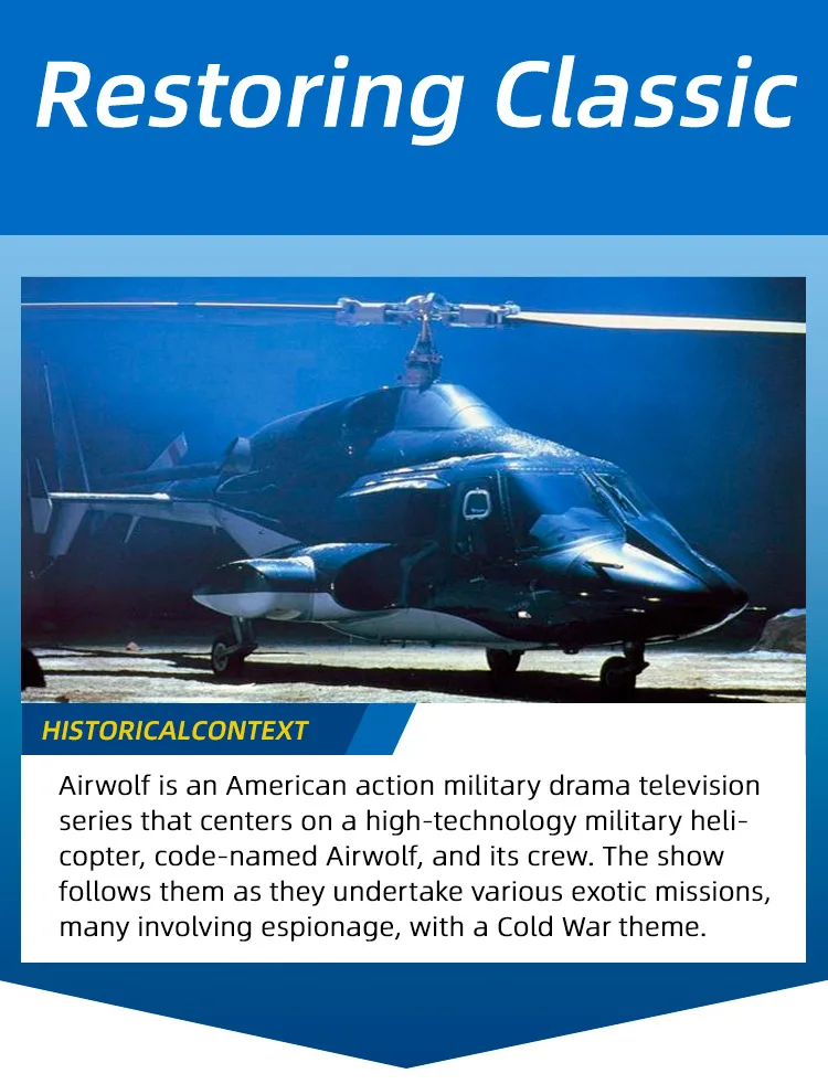 Airwolf Flying Wolf Like Real Machine Remote Control Simulation ...