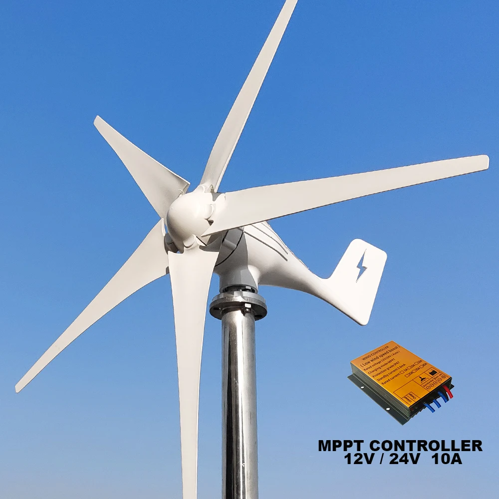 1200w Wind Turbine 12v 24v Renewable Energy Generators Turbines ...