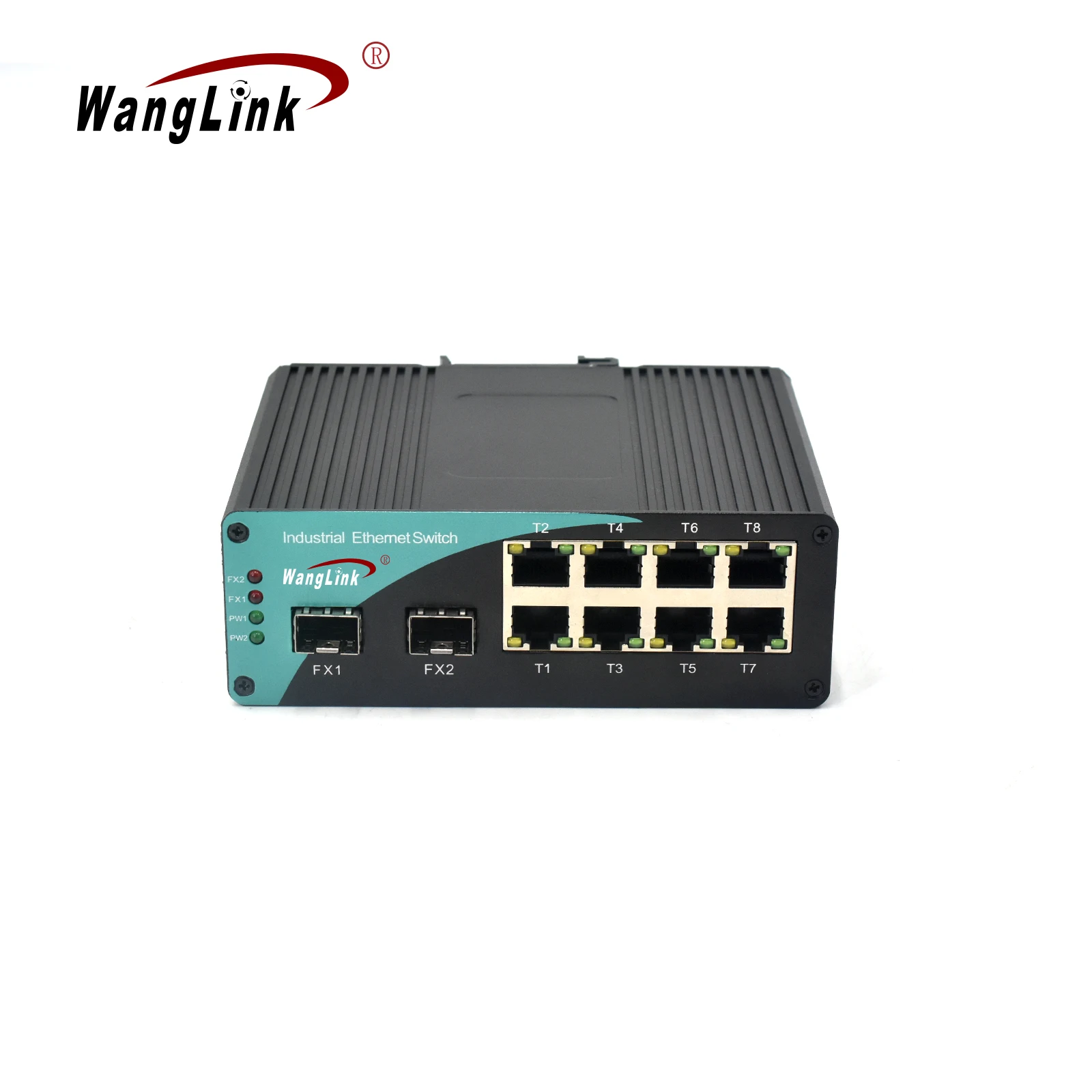 8 Port Industrial Switch Poe Switch 8*10/100/1000mbps Rj45 Poe + 2 Gigabit Sfp Slot Industrial ...