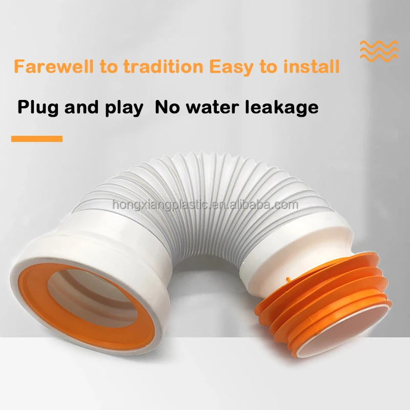 Flexible PVC Toilet Waste Hose for Bathroom Use for Wastewater Disposal ...