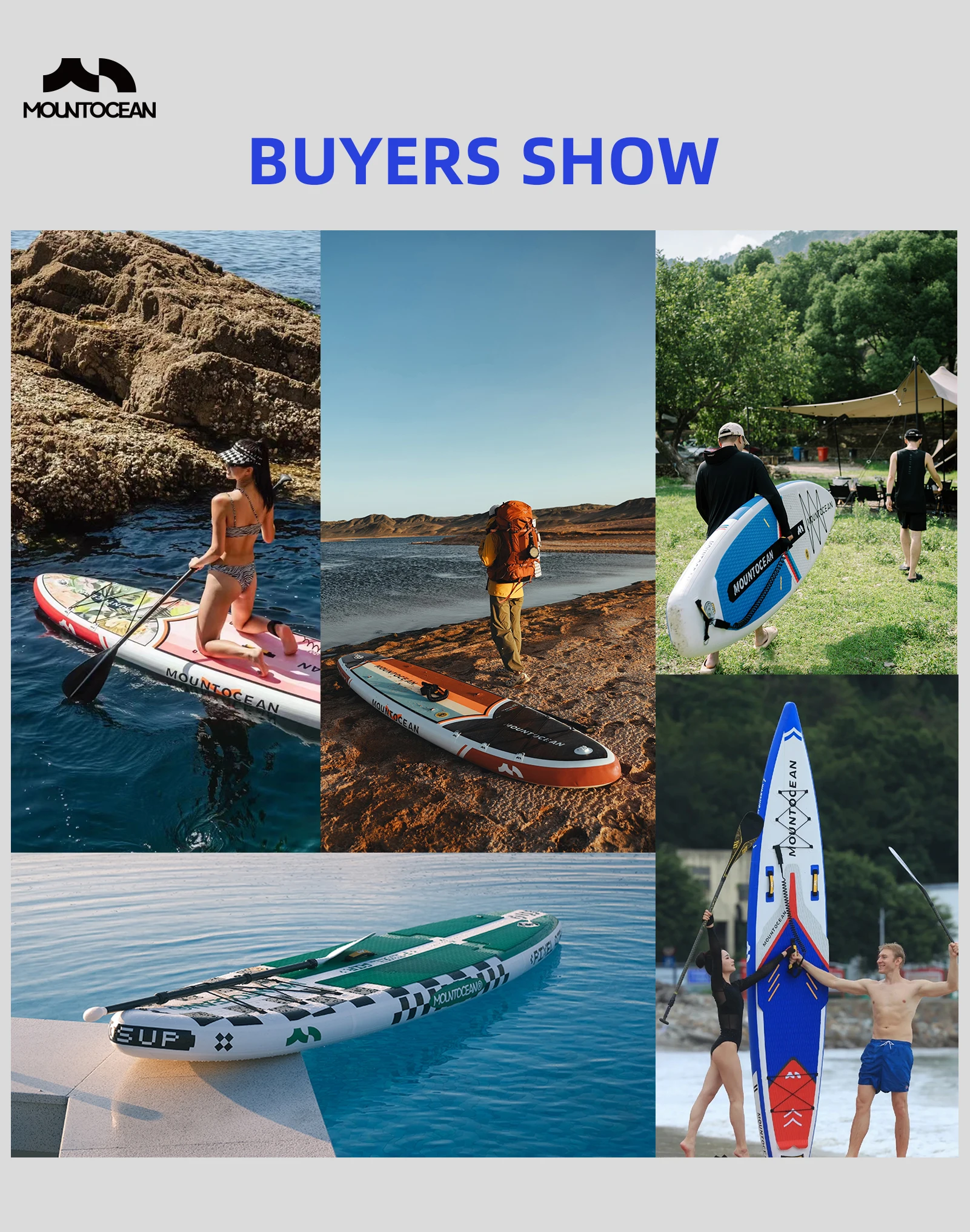 2024 Mountocean Oem High Quality Inflatable Stand-up Paddleboard For ...