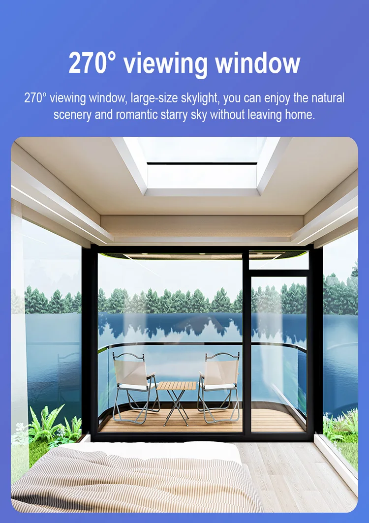 Modern Prefab Capsule House - Luxury Two Storey Steel Frame