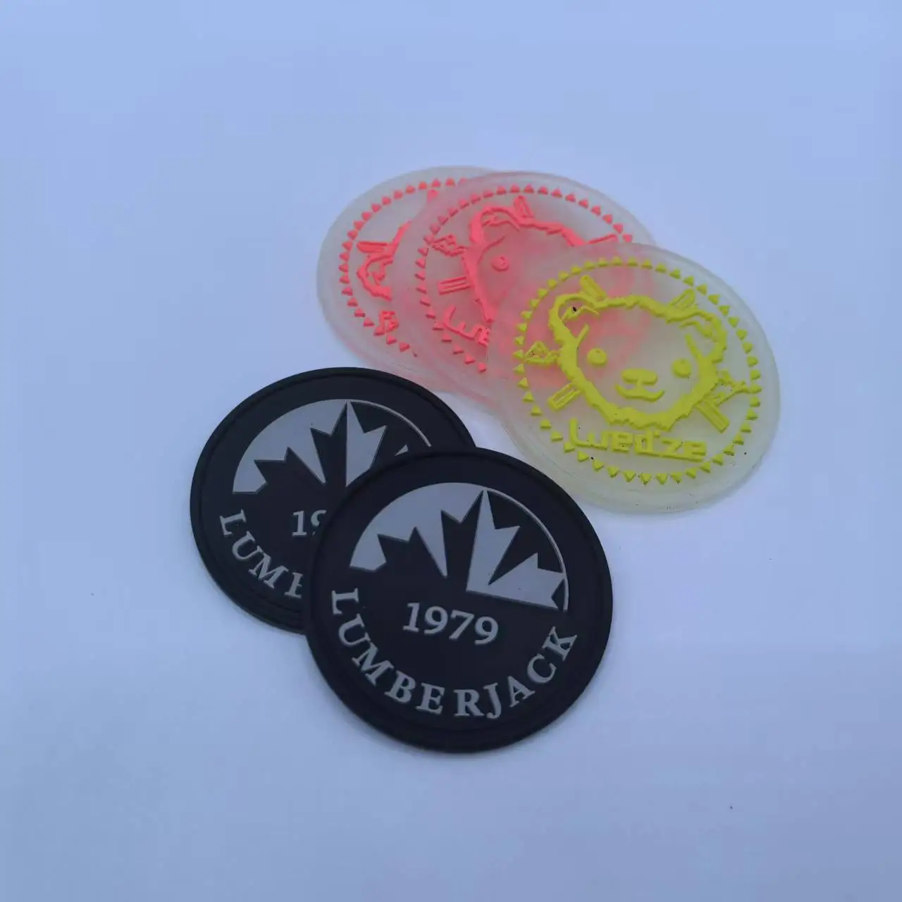 Silicone Labels Custom Logo Silicone Patches Sew On Rubber Patches ...