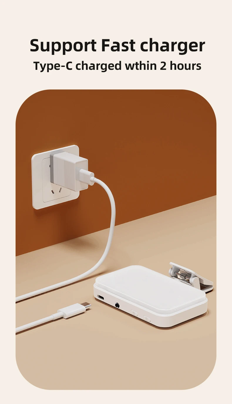 Mini Clip on Light USB Rechargeable Ring Light LED Mobile Phone Selfie ...