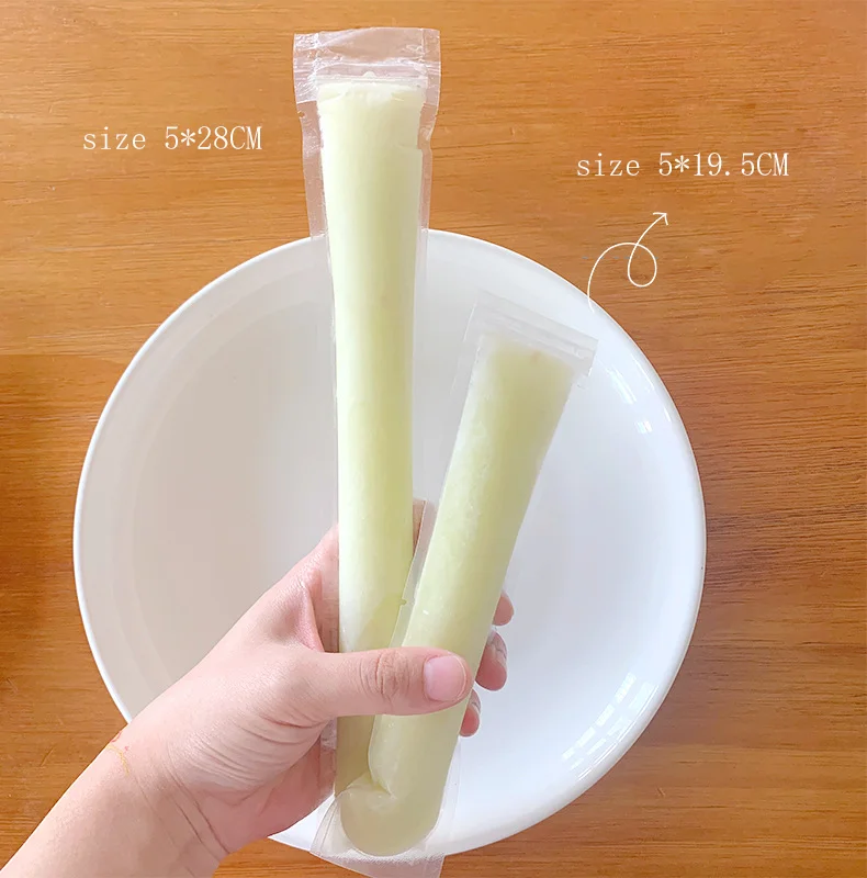 Wholesale Custom Popsicle Bag Ice Cream DIY Yogurt Plastic