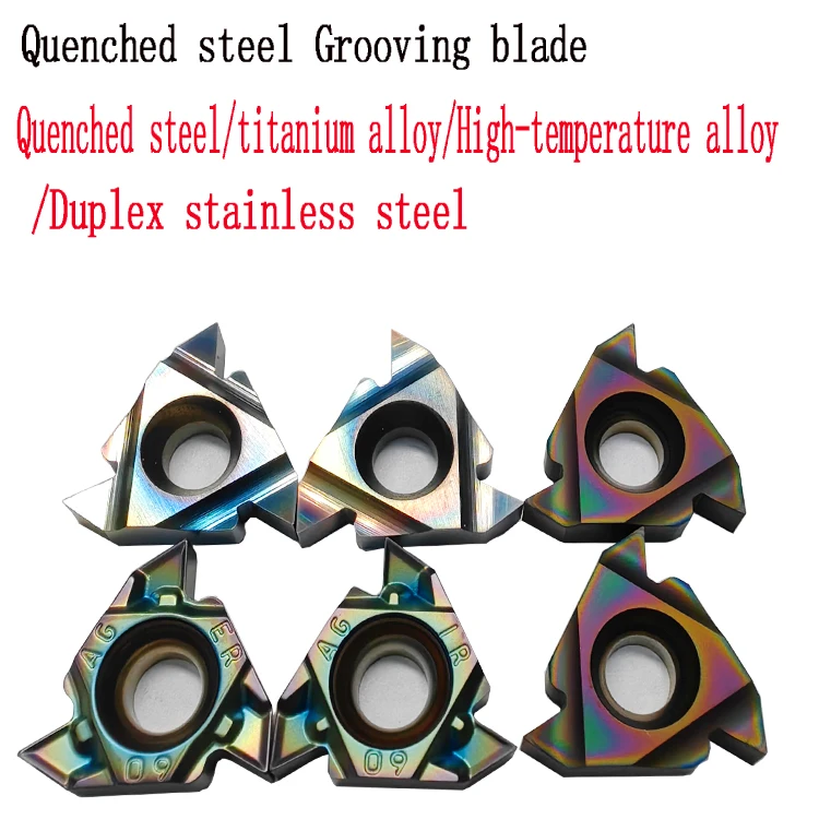 Seven Colors Hardening Cnc External Threading Inserts 16erag60 Ag55 ...