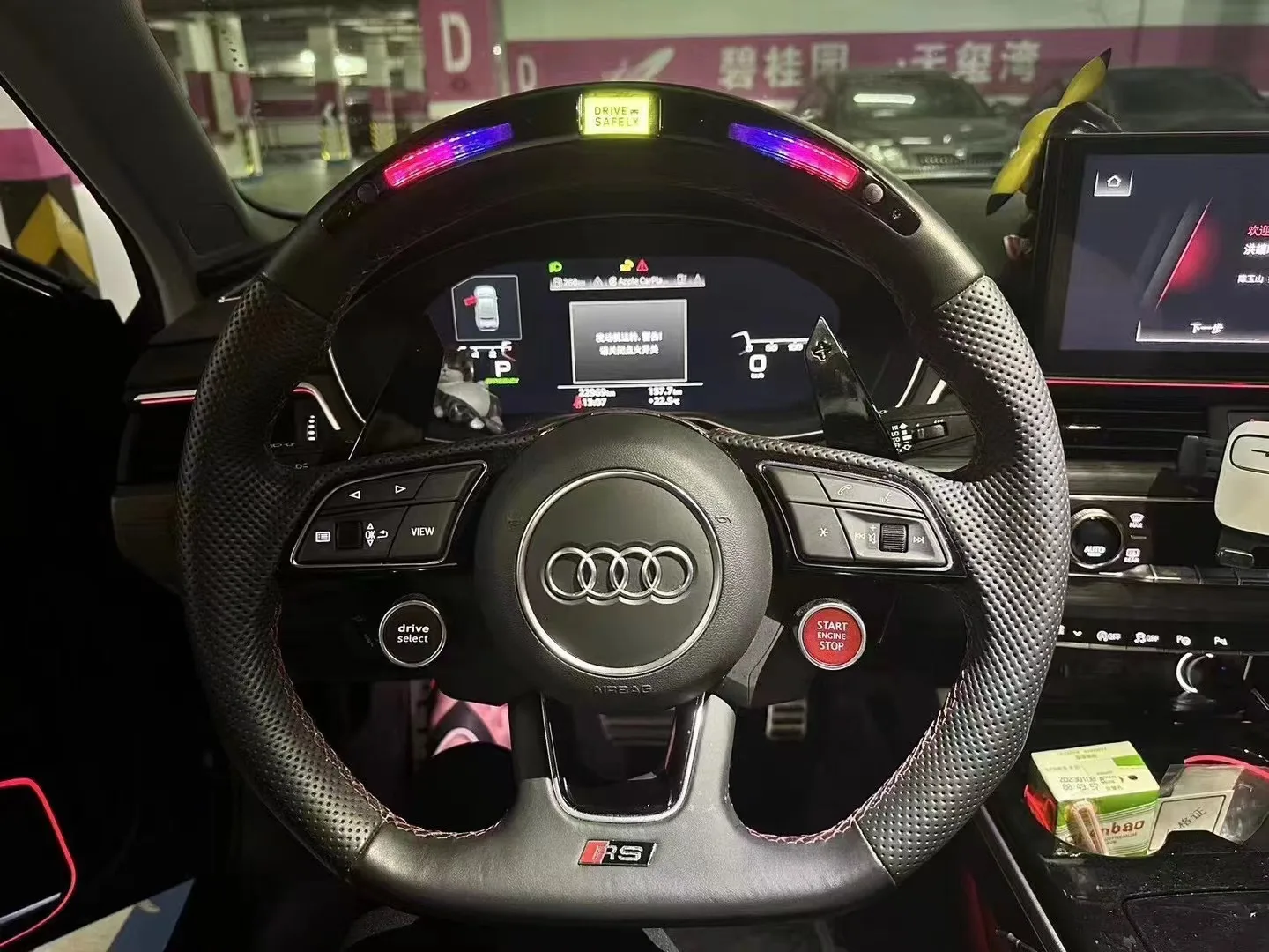 Custom S Rs Steering Wheel For Audi A3 A4 A5 A6 A7 A8 S3 S4 S5 S6 S7 S8 ...
