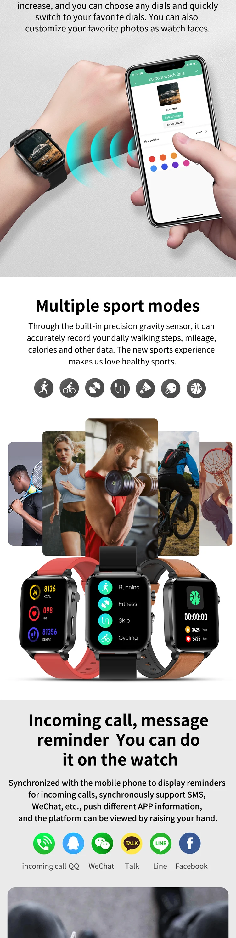 Electronics Digital Blood Sugar Sp02 Heart Rate Temperature Monitor ...