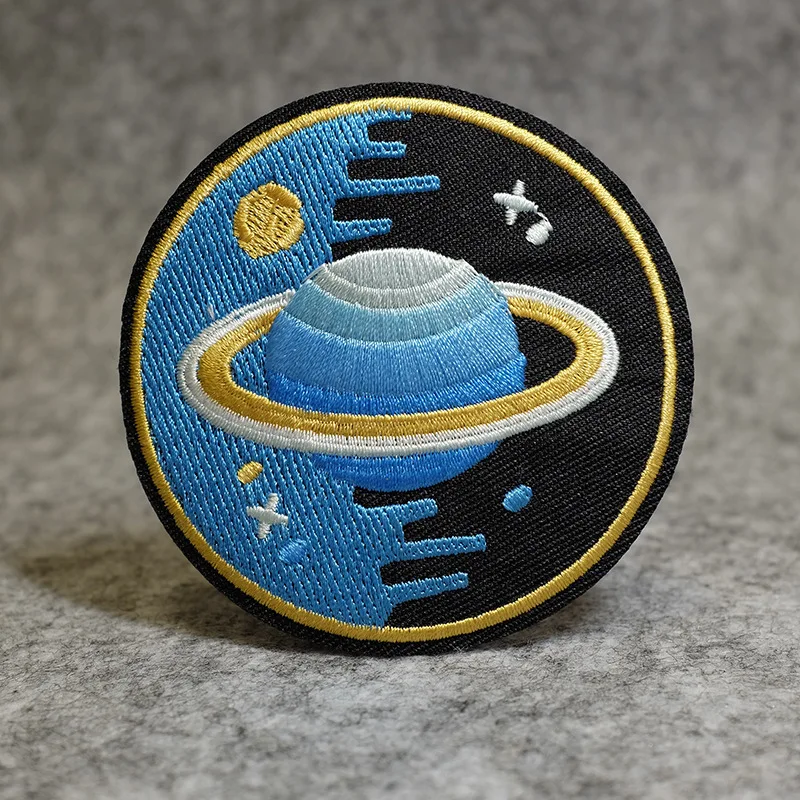 Factory Customized High Quality Embroidered Badges 3d Hook Embroidered ...