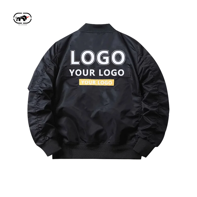 Men's Oversized Custom Embroidered Streetwear Style 100% Nylon Satin ...