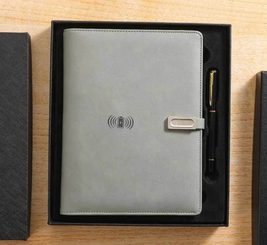 2024 Custom A5 Power Bank Charging Planner Diary Notebook Set