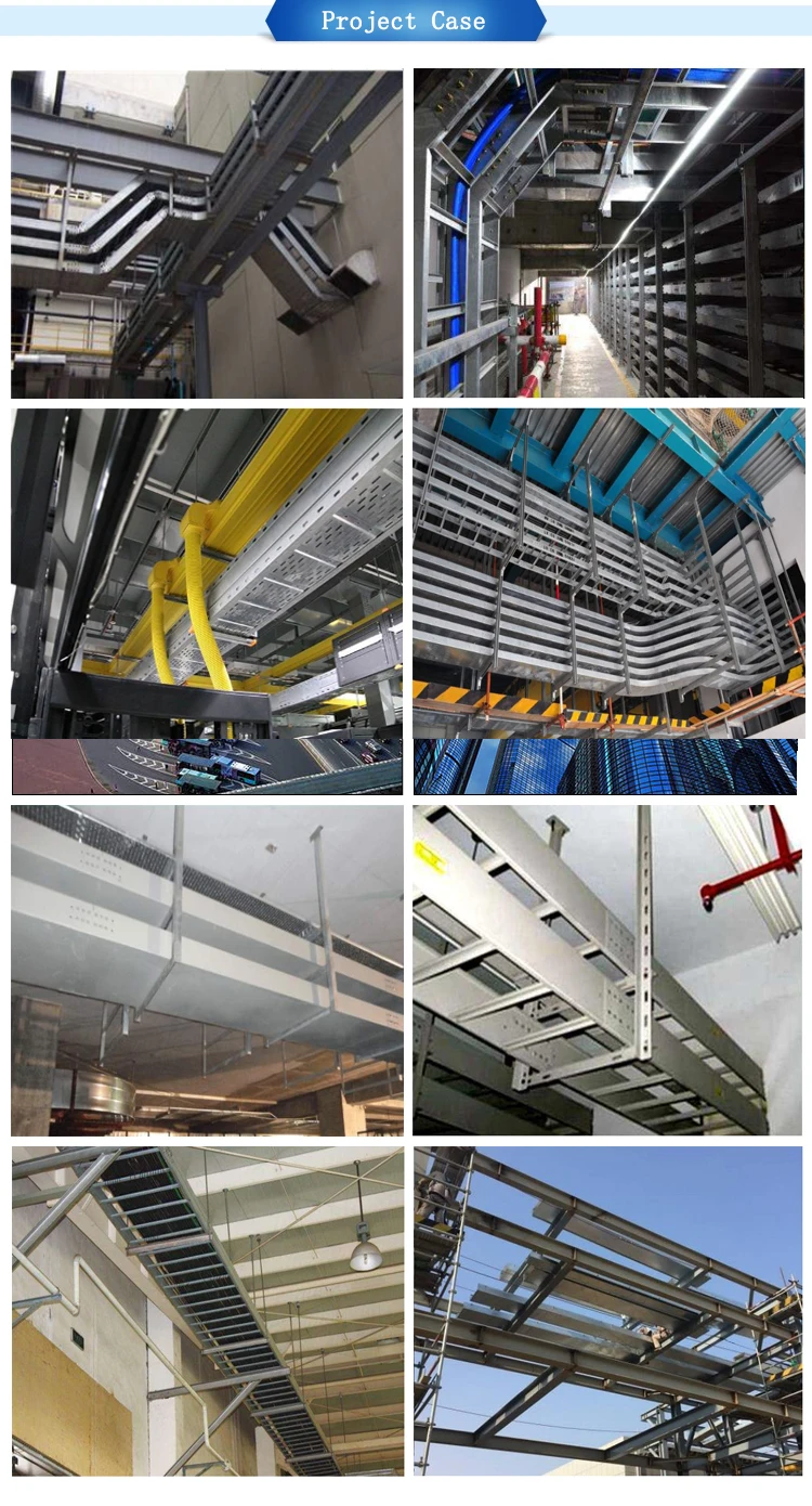 HDG GI Perforated Cable Tray Metal Steel Hot Dip Galvanized Cable Tray ...