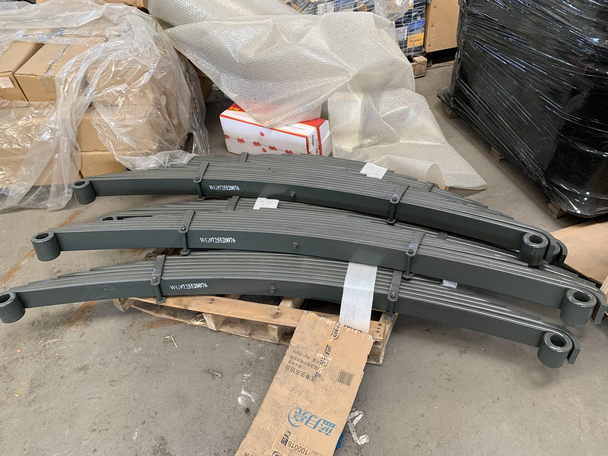 Front Steel Plate Spring Assembly Spare Parts For Chinese Sinotruk Howo ...