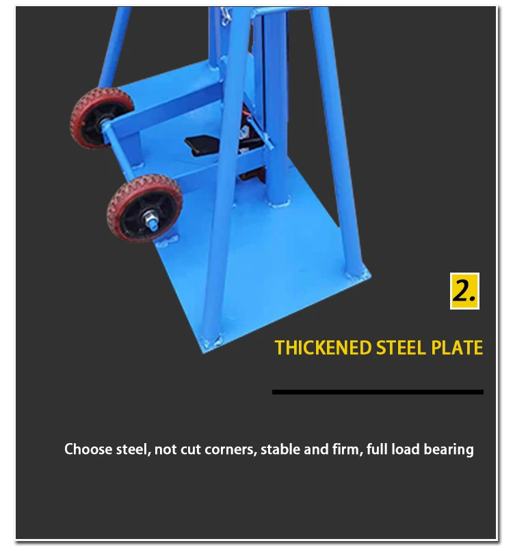 Greenlee Reel Stand - Durable Hydraulic Wire Rope Cable Reel Jack