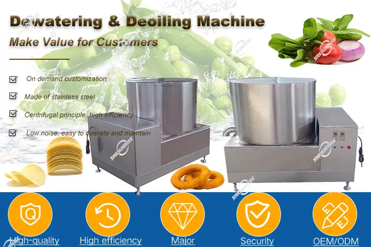 Commercial Centrifugal Oil Removing Spinner for Chips & Snacks ...