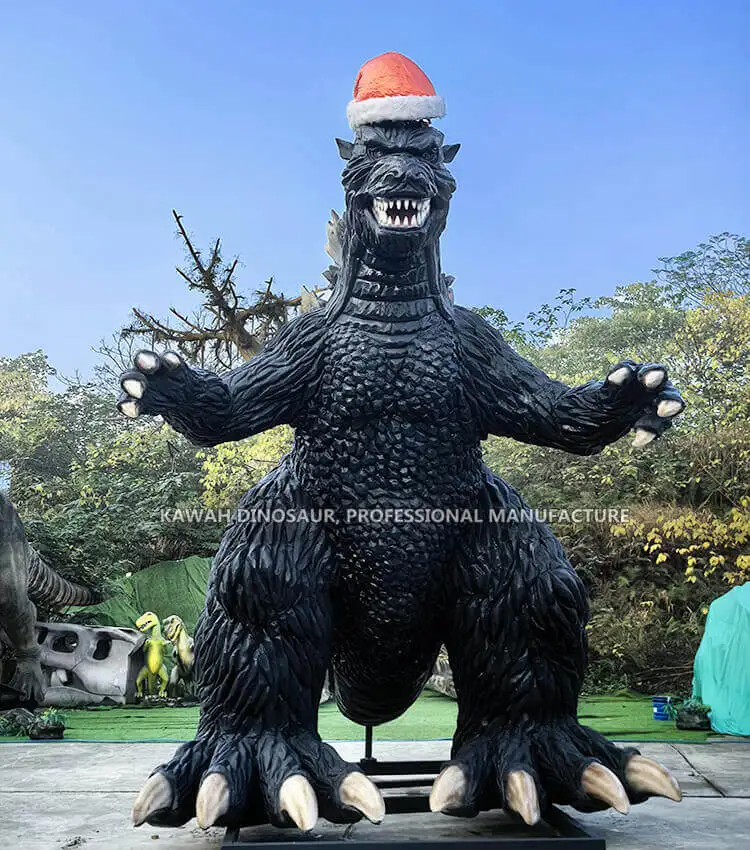 Realistic Giant Godzilla Statue - Perfect for Outdoor Display