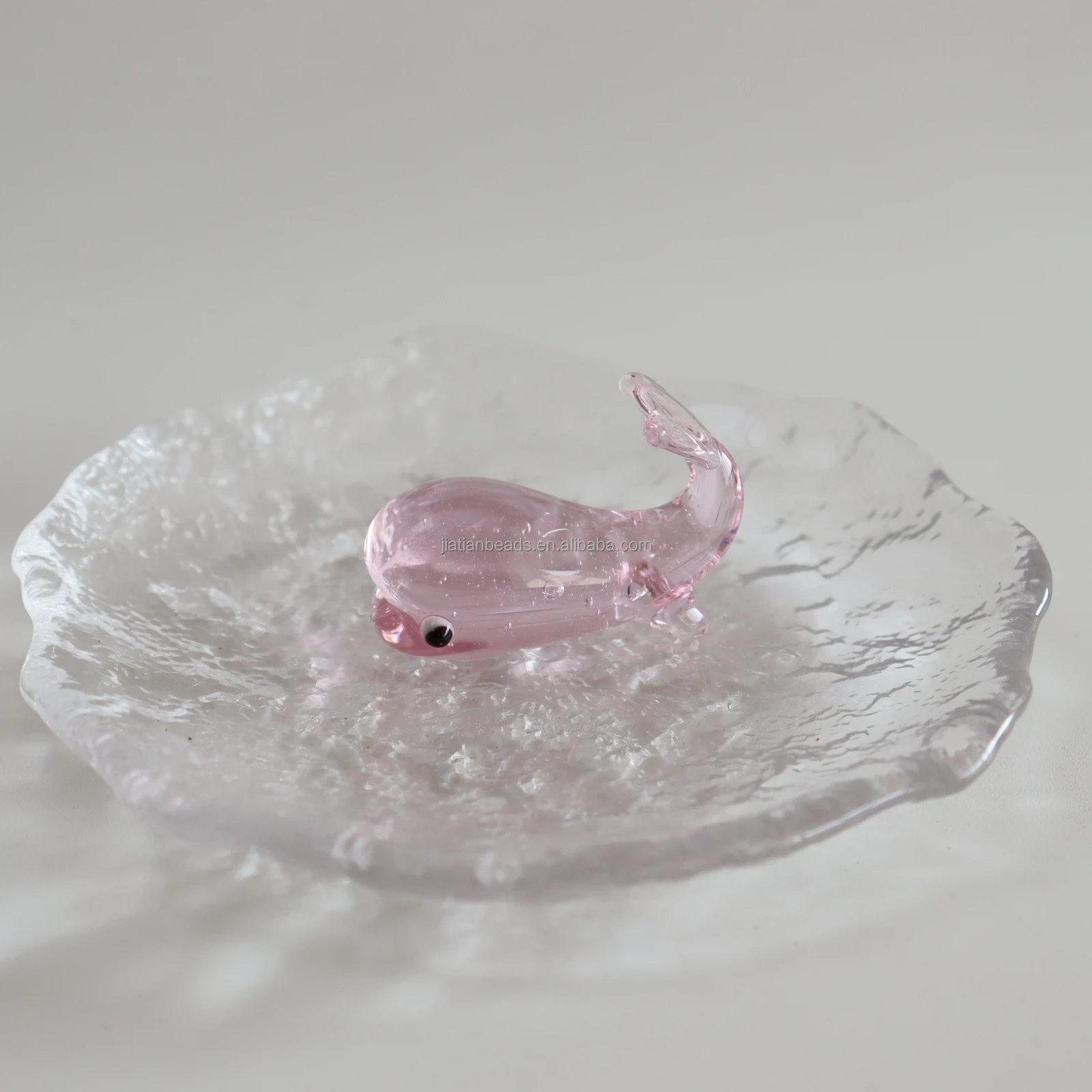 Handmade Mini Glass Crafts Sea Animal Whale Figurines for Home ...