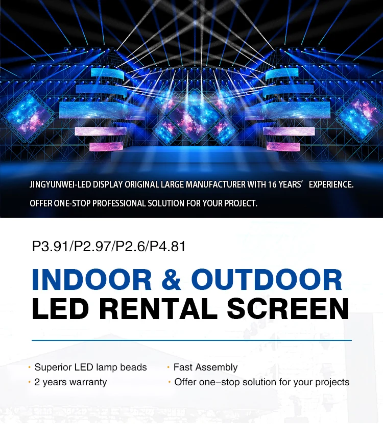 Hd Led Panel Outdoor Waterproof P2.6 P2.97 P3.91 P4.81 Large Led ...