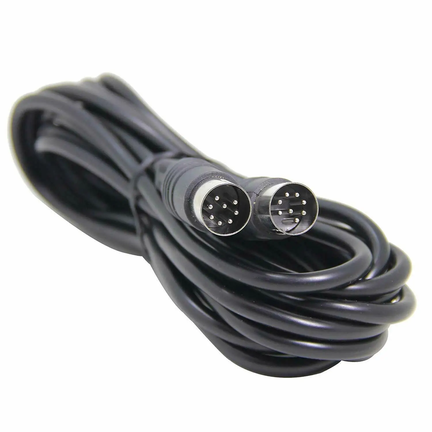 6 Pin Din 8 Pin Cable Male to Male - Audio Video Connectors