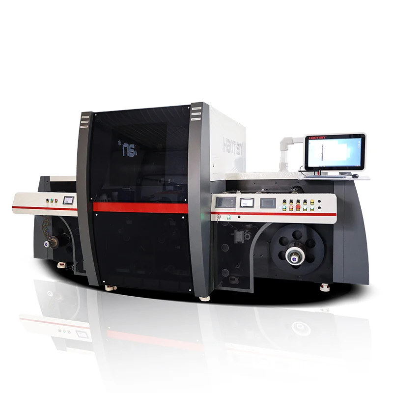 Haotian digital label synergistic machine bronzing + varnish seven ...