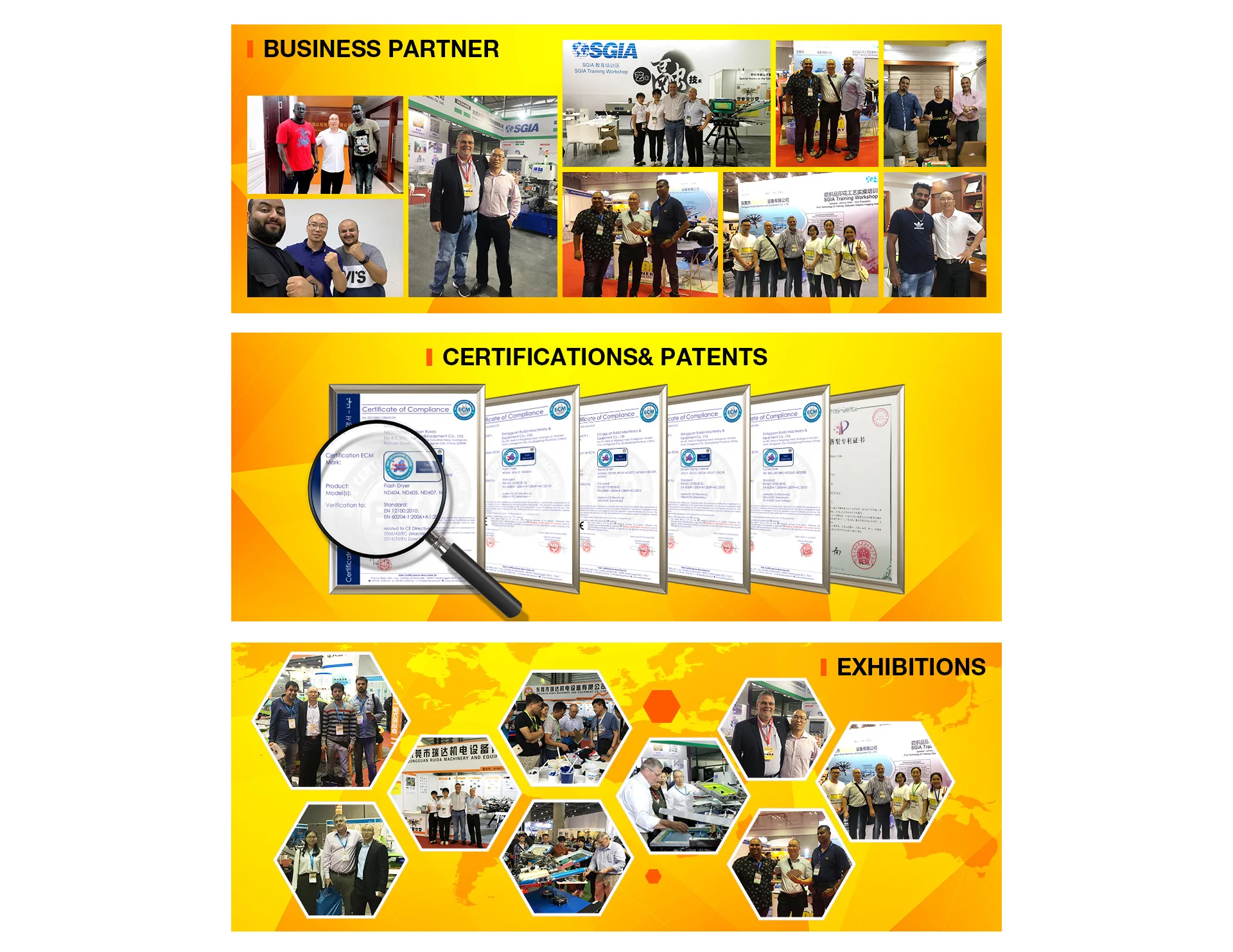 Ruida 3 Color 8 Stations Automatic T Shirt Silk Screen Printing Machine