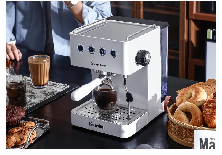 Gemilai CRM3005G Italian Manual Espresso Coffee Machine - Compact ...