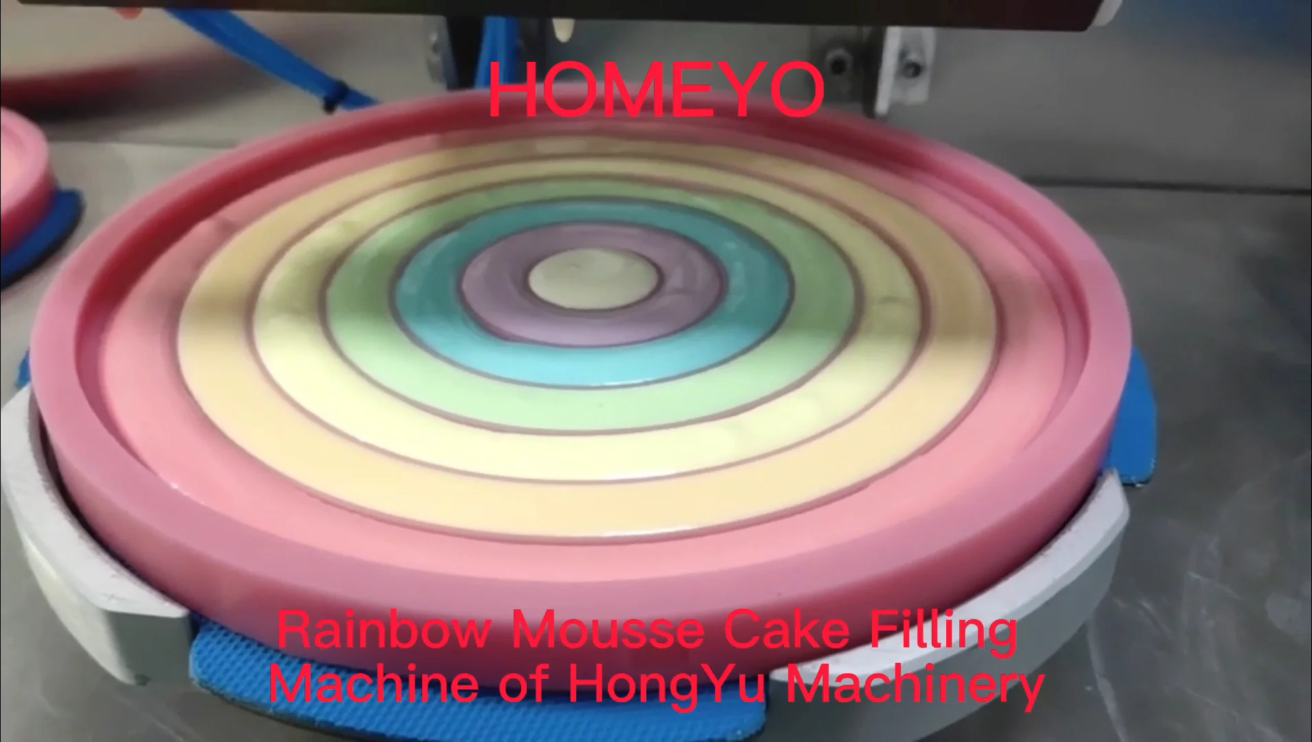 Rainbow Mousse Cake Mold Filling Machine Pastry Machine Factory Mousse Cake Depositor - Buy ...